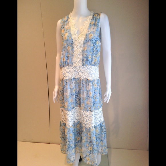 Marchesa | Dresses | Nwt Marchesa Rose Floral Midi Dress | Poshmark